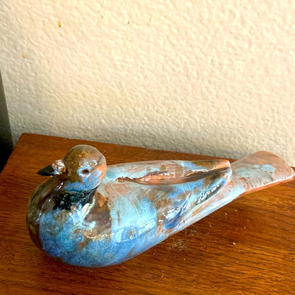 Vintage | Art | Vintage Signed Pottery Wrana Bird Figure Made In ...